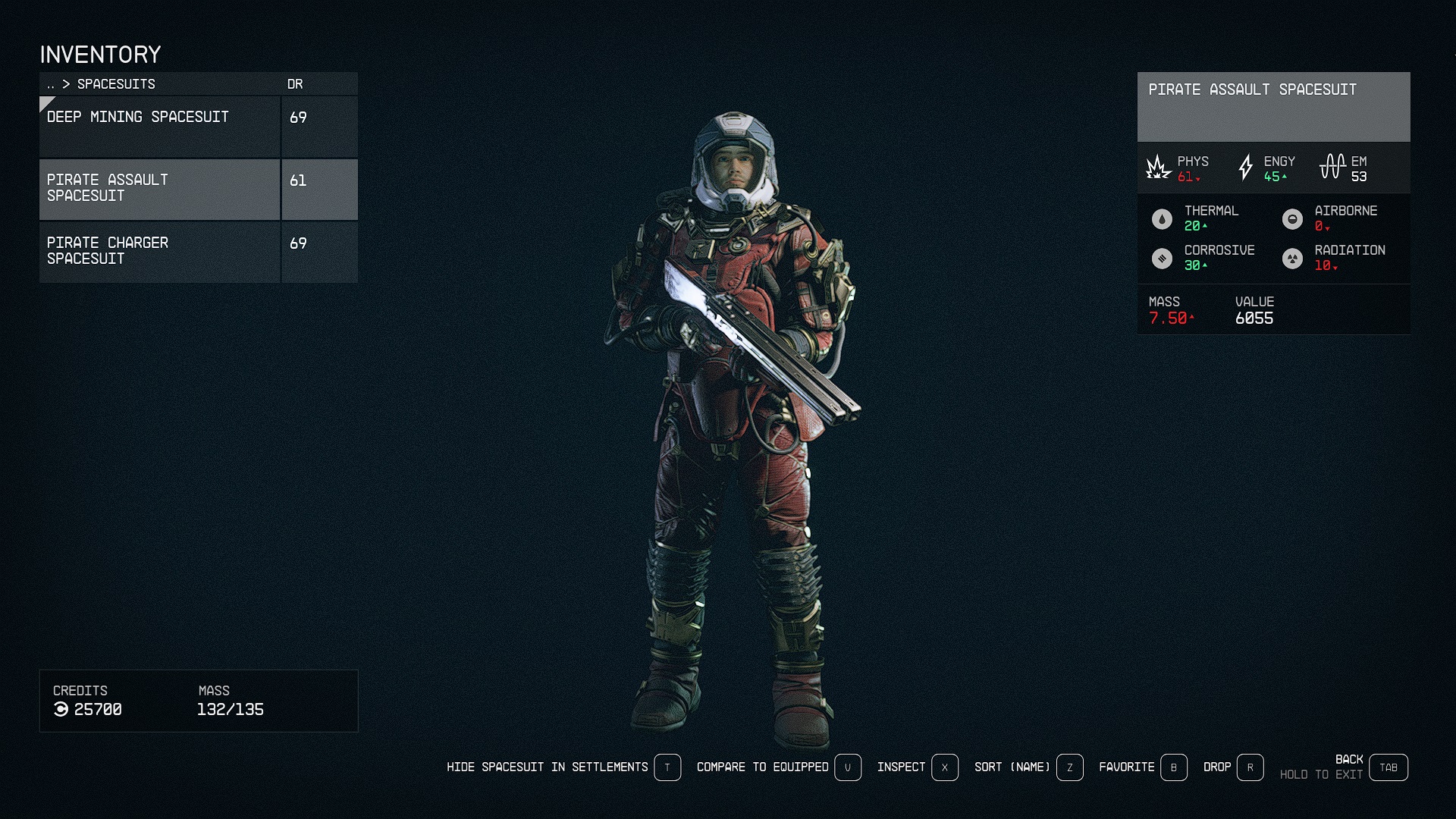 Starfield Armor Item Ids Console Command List For Gear Gamerevolution