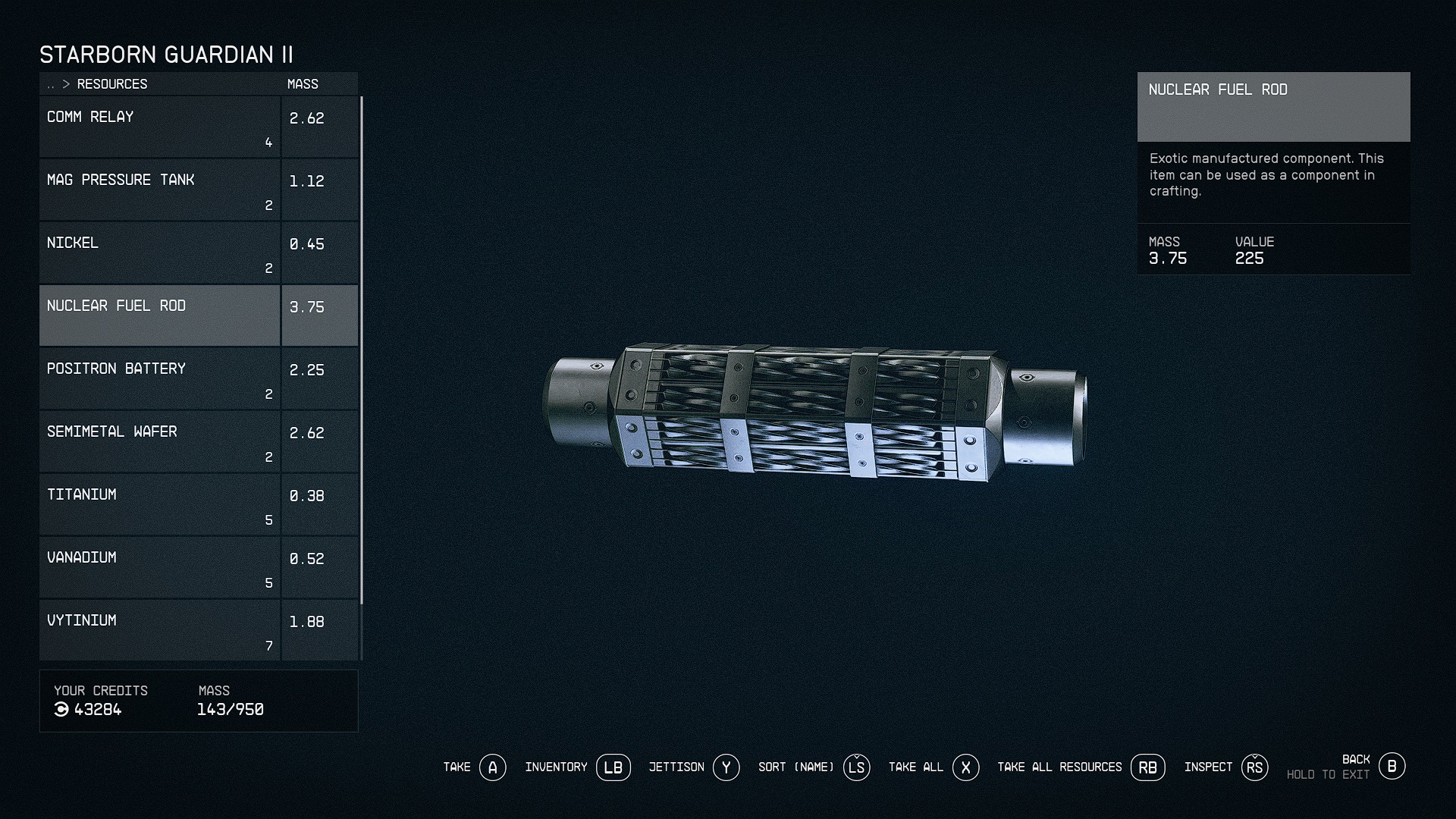 Starfield Resources Item IDs: Console Command List for Crafting ...