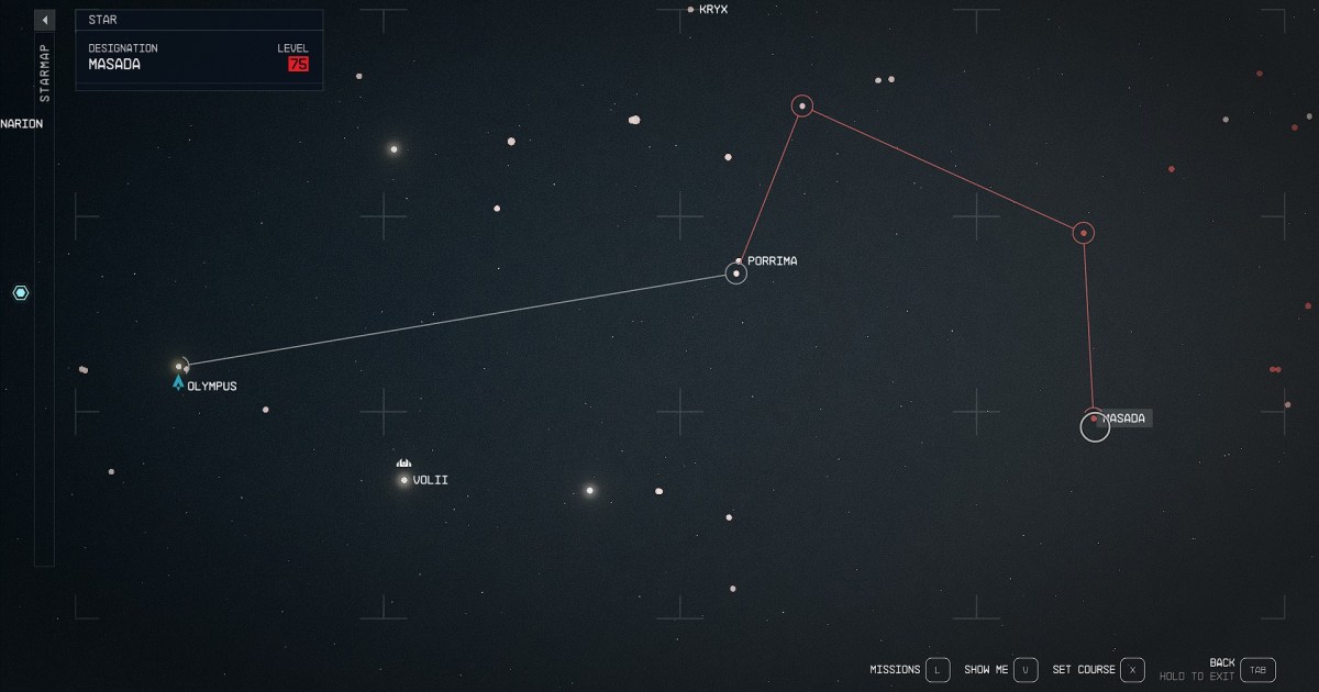 Starfield Star Map Legend: What Do The Icons and Red Planets Mean ...