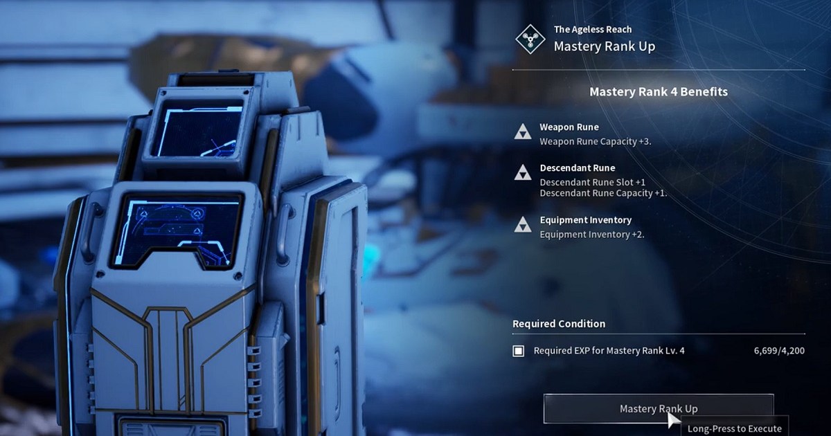 The First Descendant Mastery Rank Up: How to Level Mastery XP Fast ...