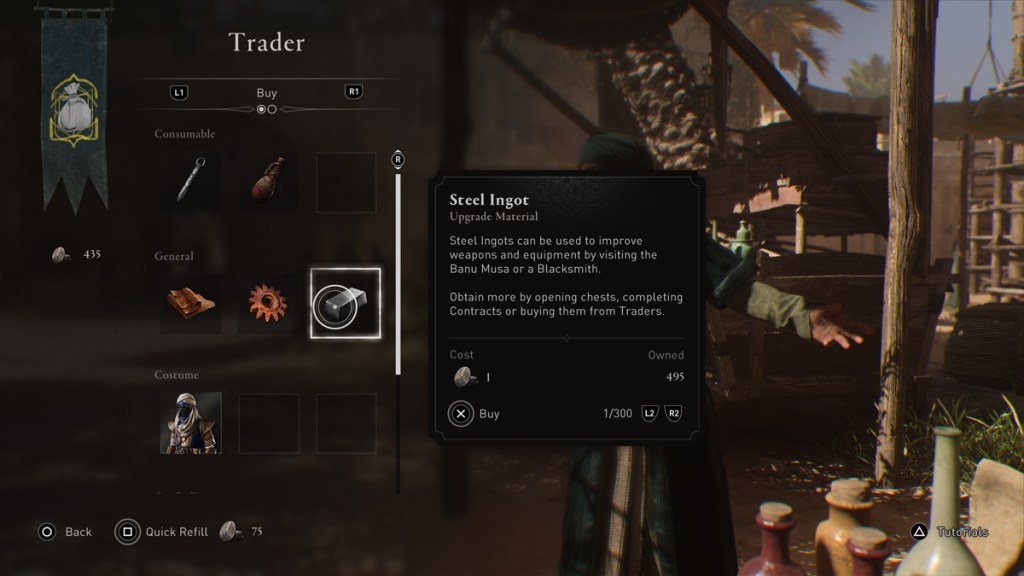 AC Mirage: Where to Get Steel Ingots - GameRevolution