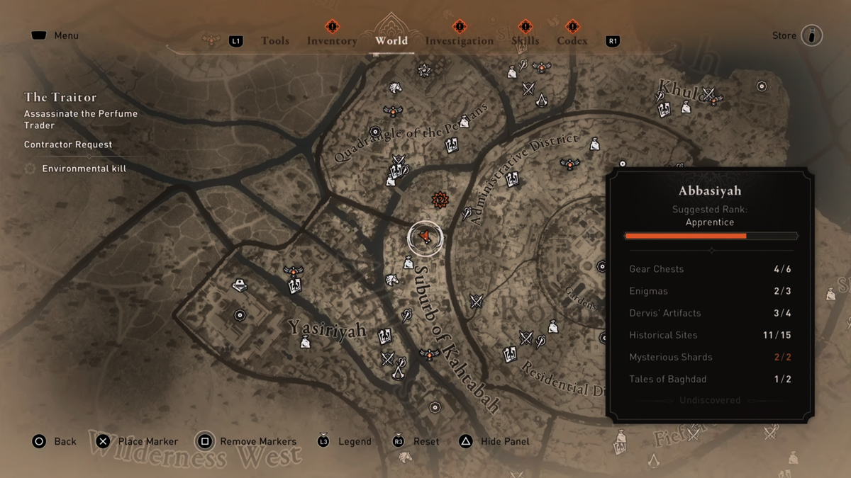 AC Mirage Four Markets Chest Key Location - GameRevolution