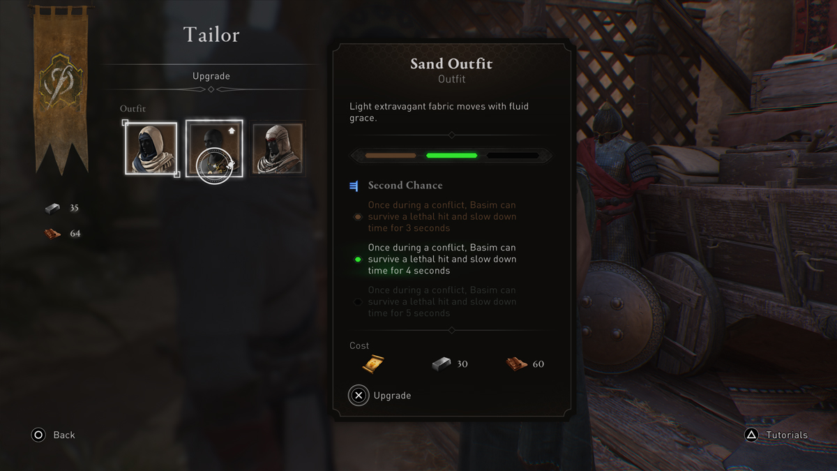 AC Mirage Armor Upgrades: How to Upgrade Outfits in Assassin's Creed ...