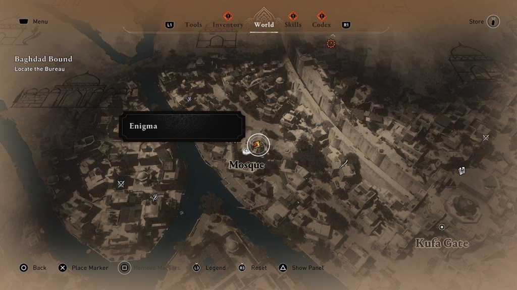 AC Mirage Delight by the Dome Enigma: How to Find the Red X ...