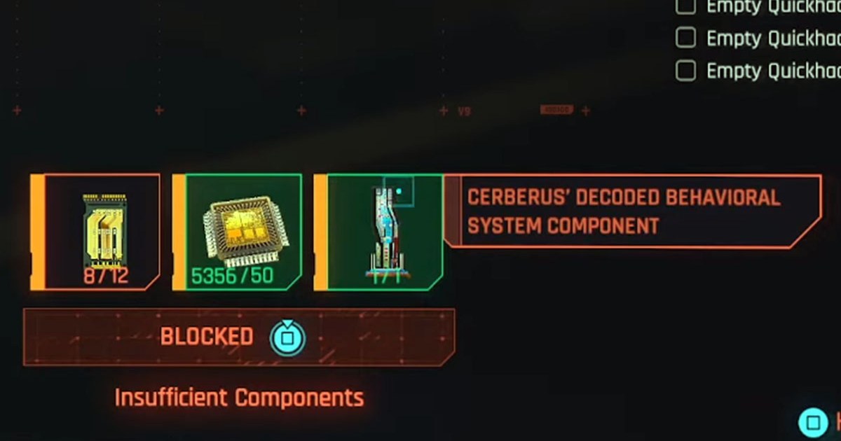 Cyberpunk 2077 Cerberus Decoded Behavioral System Component Location ...