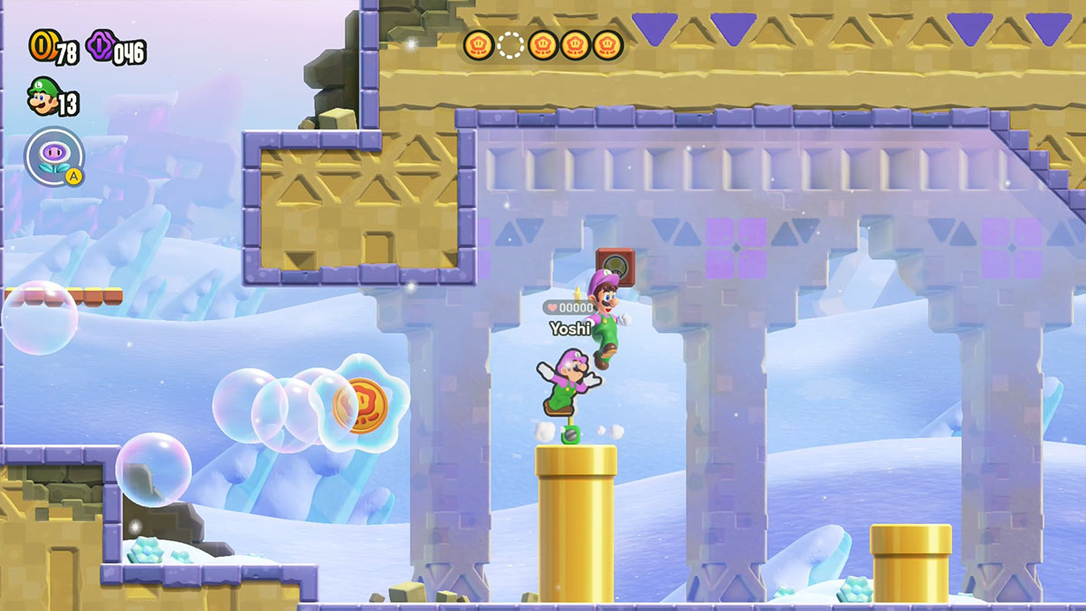 Super Mario Wonder Puzzling Park Wonder Token Locations - GameRevolution