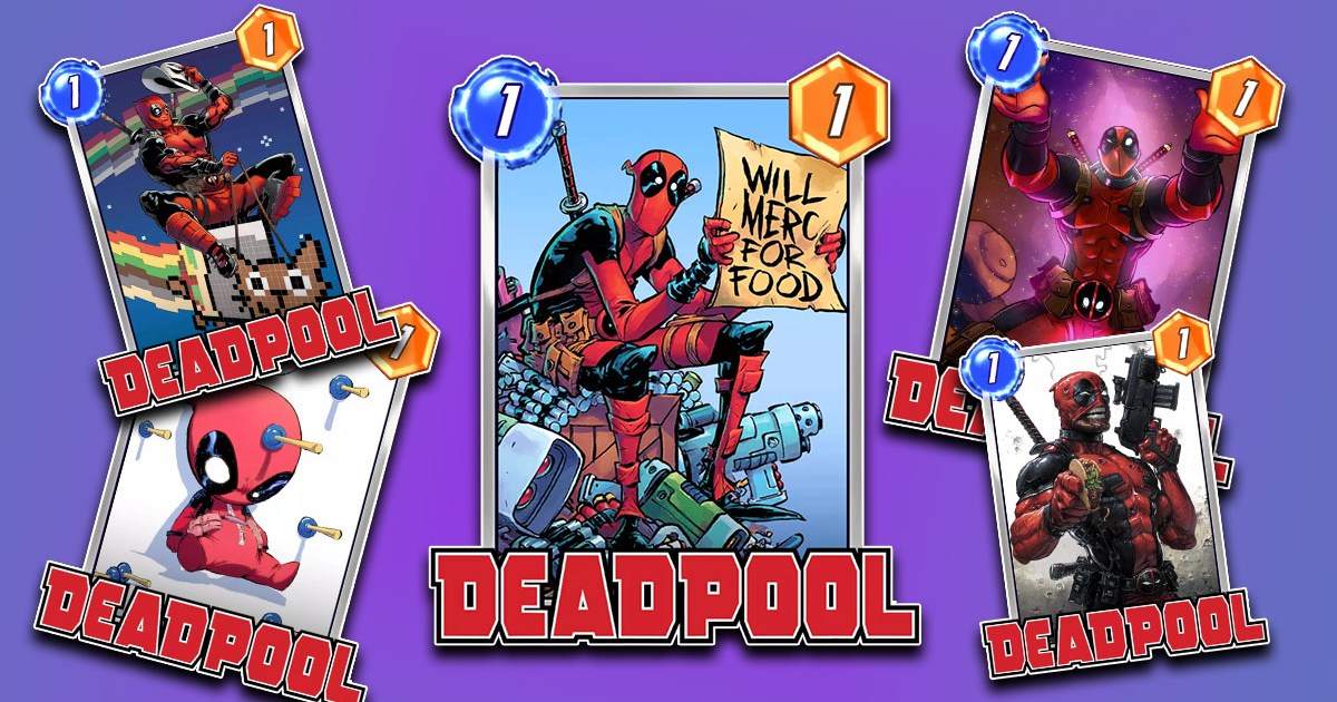Marvel Snap Deadpool Variants List - GameRevolution