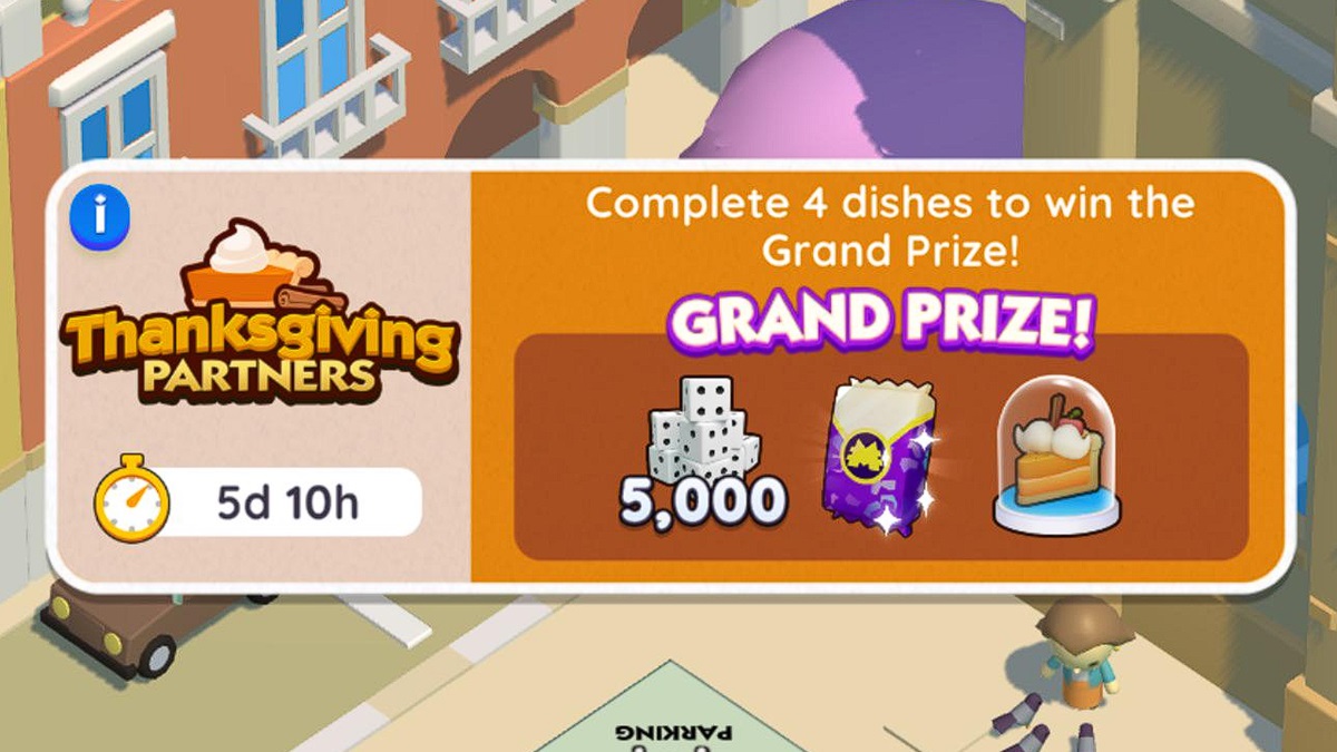Monopoly Go Thanksgiving Partners Event Milestones and Rewards List ...