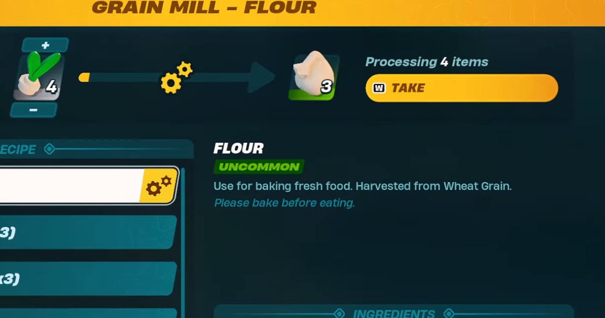 Lego Fortnite: How to Make Flour - GameRevolution