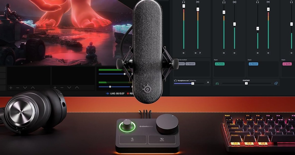 Steelseries Alias Pro Xlr Microphone And Stream Mixer Kit Review Gamerevolution