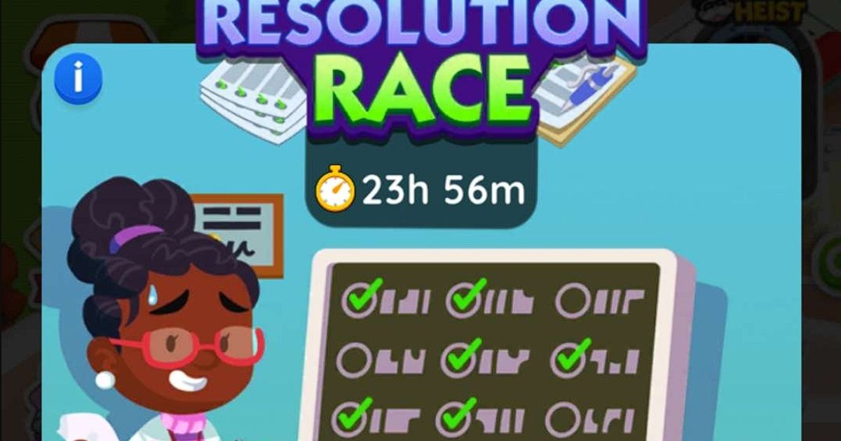 Monopoly Go Resolution Race Milestones and Rewards List - GameRevolution