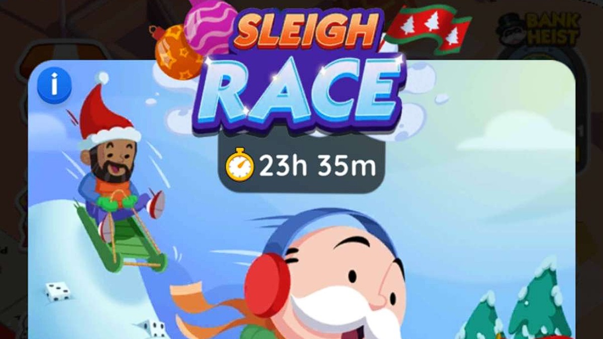Monopoly Go Sleigh Race Tournament Rewards List for December 22-23 ...
