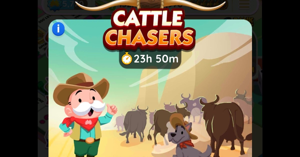 Monopoly Go Cattle Chasers Milestones and Rewards List for January 29 ...