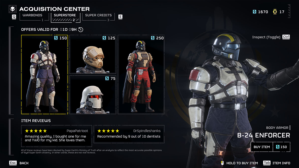 Helldivers 2 Superstore Rotation Today for March 2024 - GameRevolution