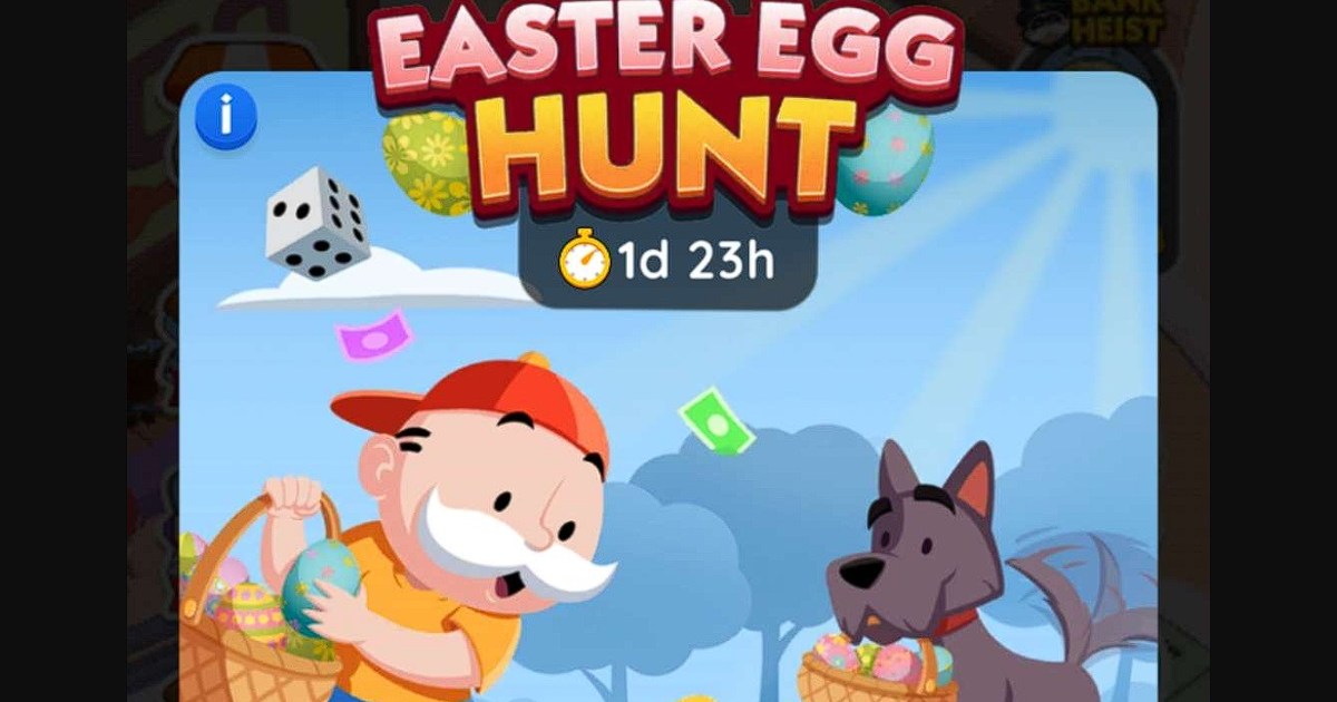 Monopoly Go Easter Egg Hunt Milestones and Rewards for March 31 to April 2, 2024 - GameRevolution