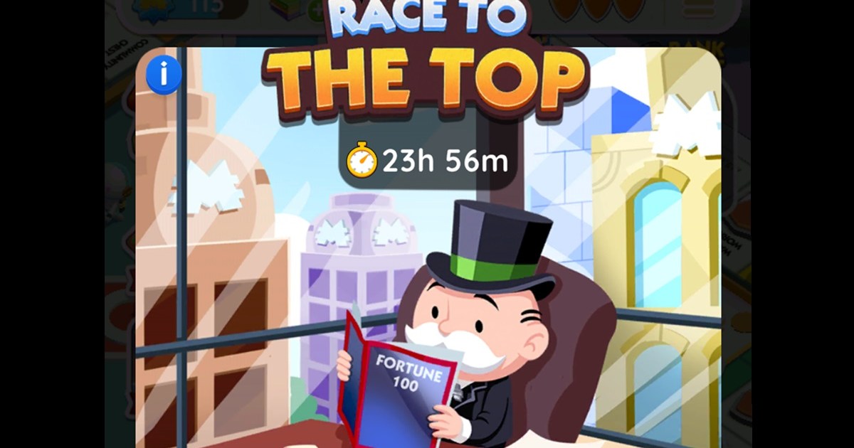 Monopoly Go Race to the Top Milestones and Rewards List for March 22-23 ...