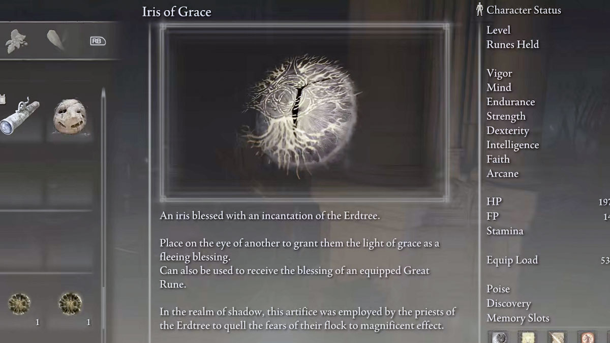 Elden Ring Shadow of the Erdtree: Where to Use Iris of Occultation and Iris of Grace ...