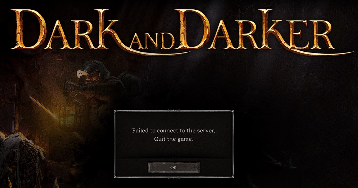 Dark And Darker Failed To Connect Error Fix Is The Server Down Gamerevolution